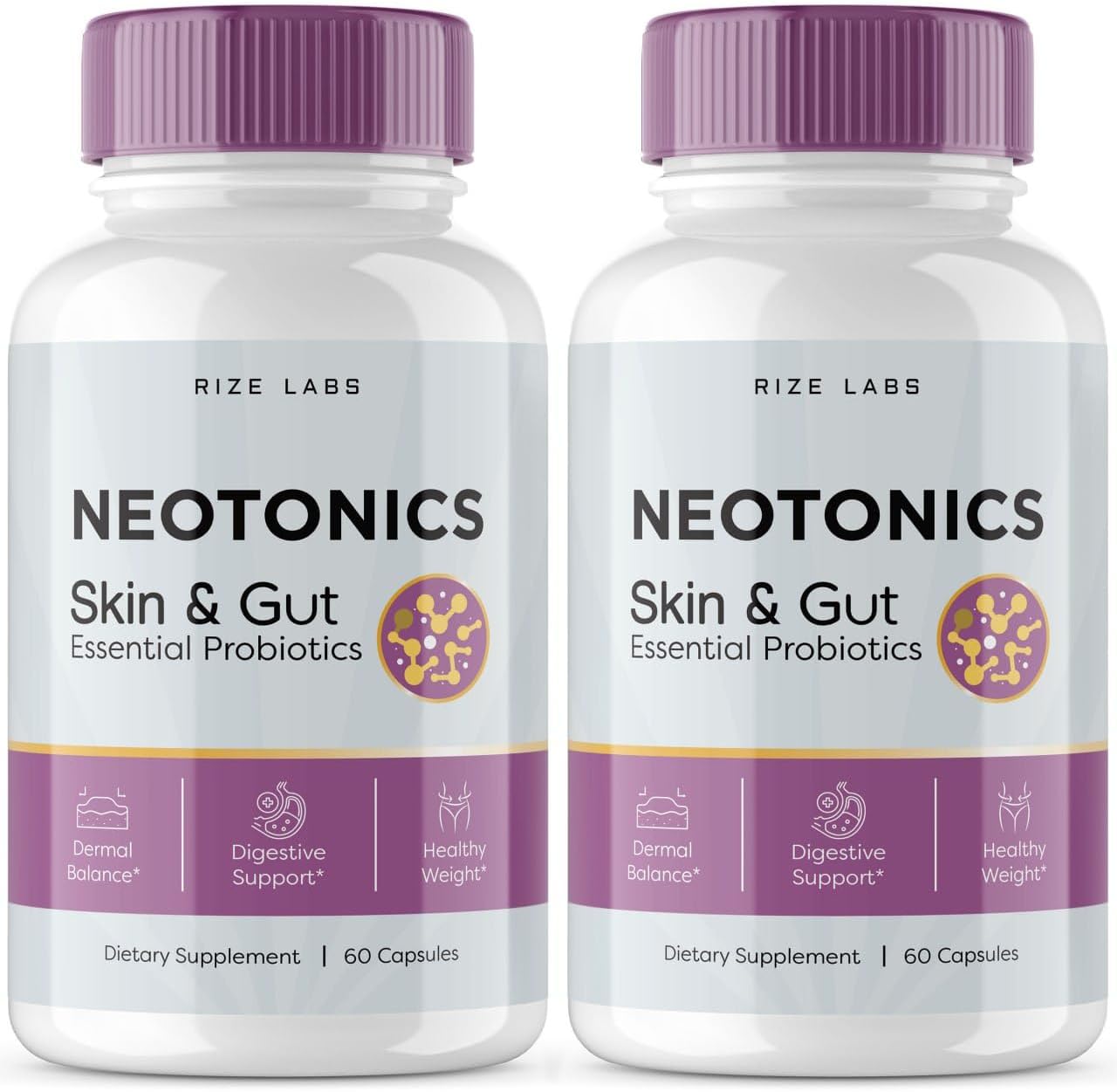 Amazon.com: (2 Pack) Neotonics Skin & Gut, Neotonics Skincare ...