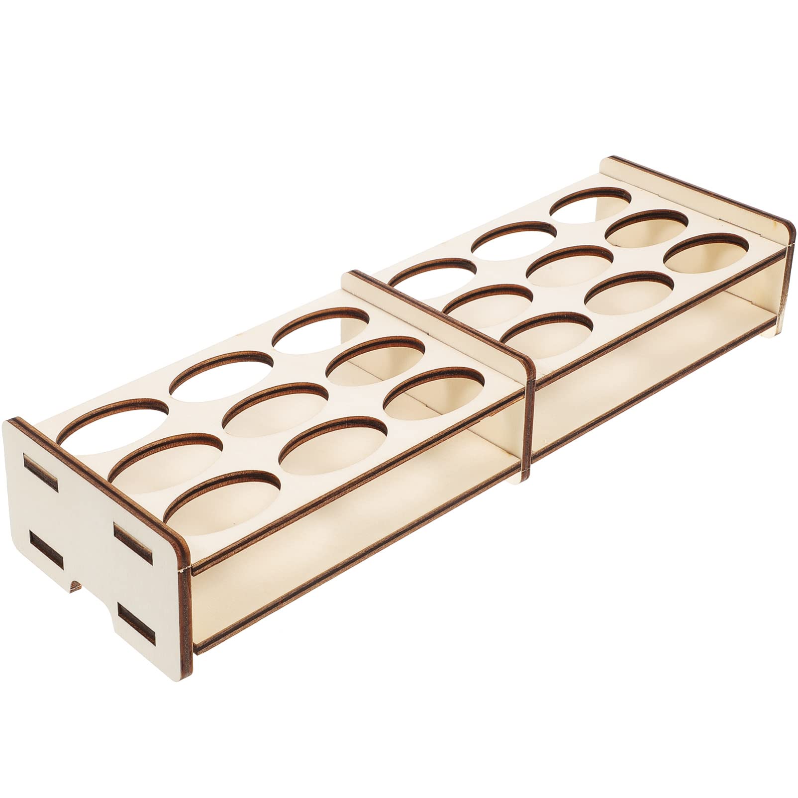 Amazon.com: COHEALI Craft Storage Wood Paint Rack Organizer Pigment ...