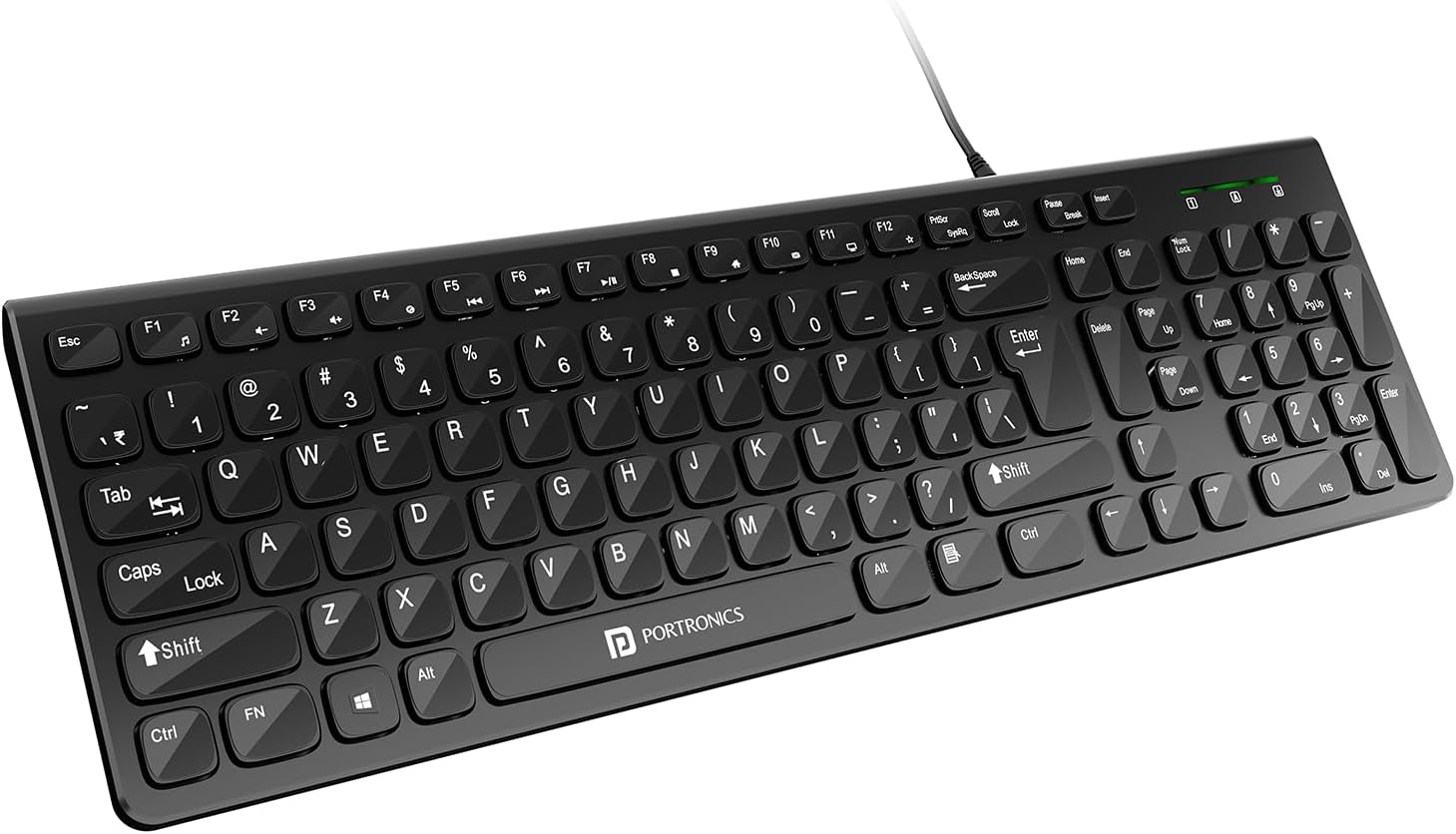 Buy Geonix Wired Computer Keyboard Basic Black Keyboard With 1 5 Metre Usb A