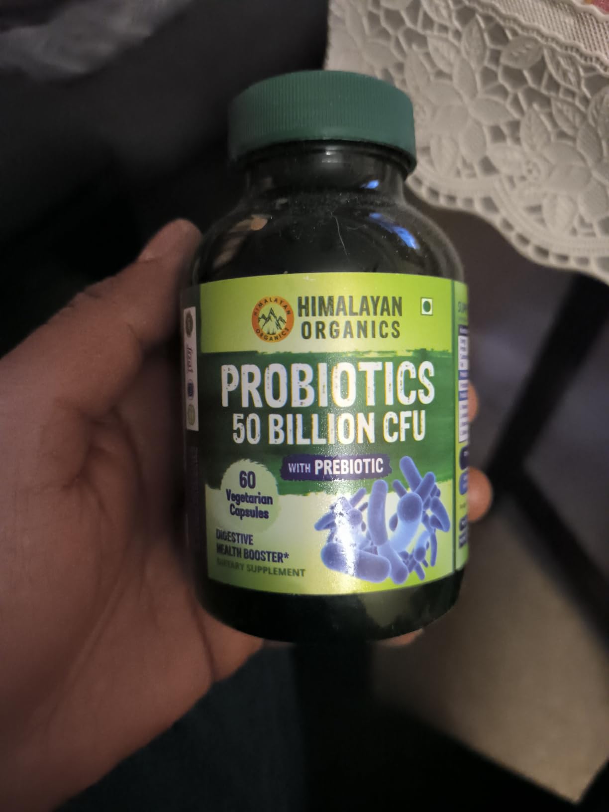 Himalayan Organics Probiotics 50 Billion CFU 150mg With Prebiotics ...