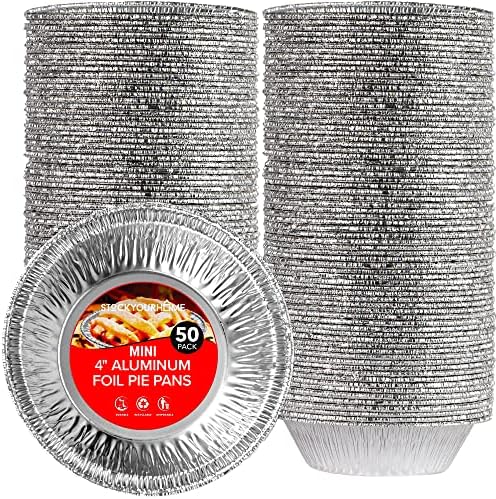 Amazon.com: Decony 7" Disposable Round Pie Pans Brown and Gold Free ...