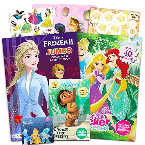 Disney Princess Coloring and Activity Book Super Set -- Bundle Includes ...