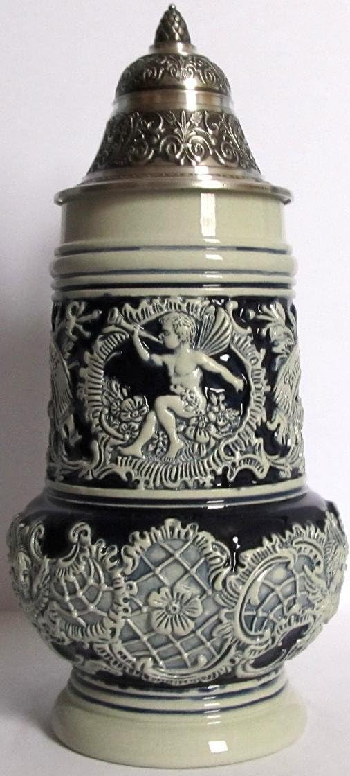 Amazon.com: Rococo Angel with TrumpetLE Blue Relief : Everything Else