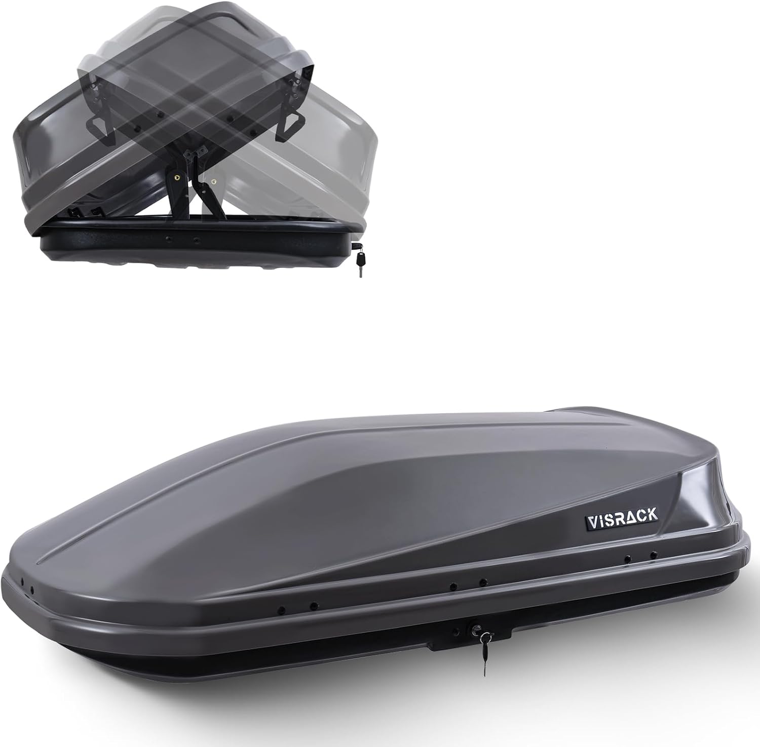 Large Rooftop Cargo Carrier Box, Heavy Duty Hard Shell Roof with ...