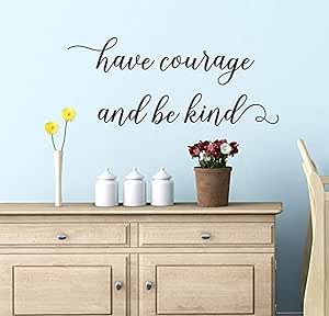 Wall Decor Plus More WDPM3905 Courage Be Kind Inspirational Decals ...