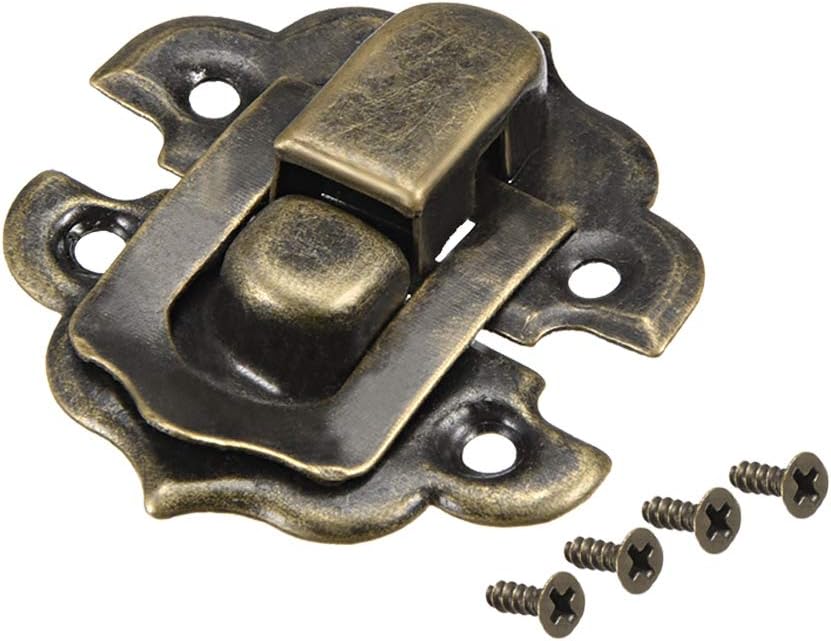 uxcell Box Latch, Small Size Bronze Decorative Hasp Jewelry Cases Catch ...