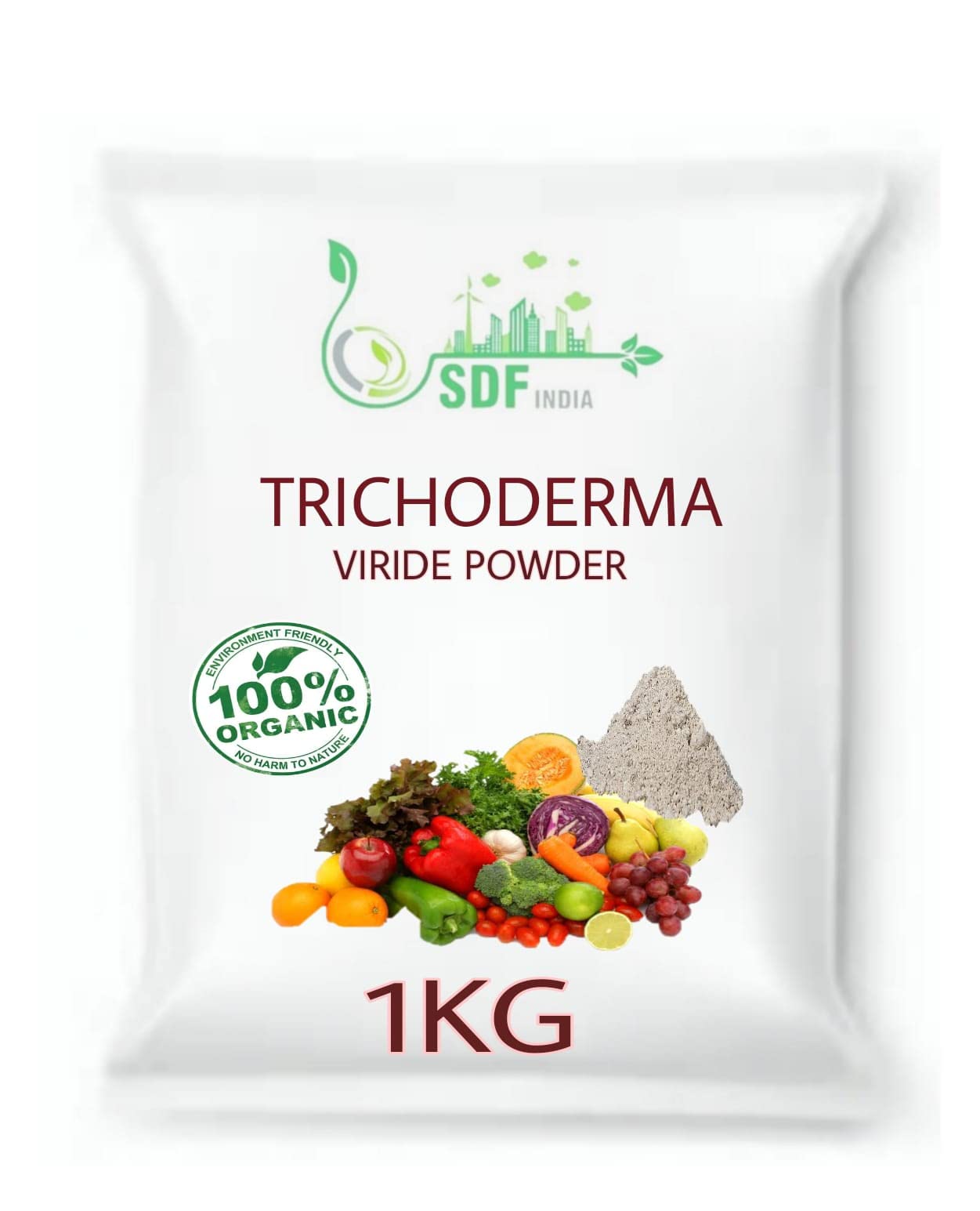 Buy SDF India Trichoderma Viride Powder Bio Fungicide Prevents Fungal ...