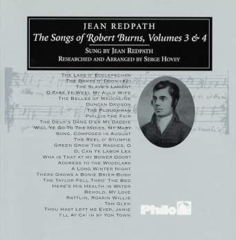 REDPATH;JEAN - V3/4 SONGS OF ROBERT BURNS: REDPATH;JEAN: Amazon.ca: Music