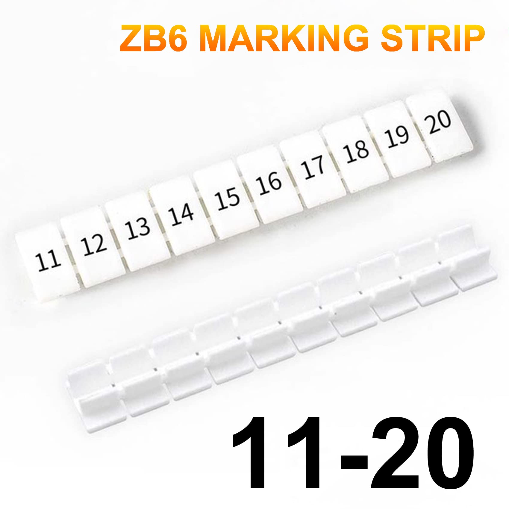 Snapklik.com : Erayco 20 Pcs Terminal Marker Strip - Terminal Blocks ...