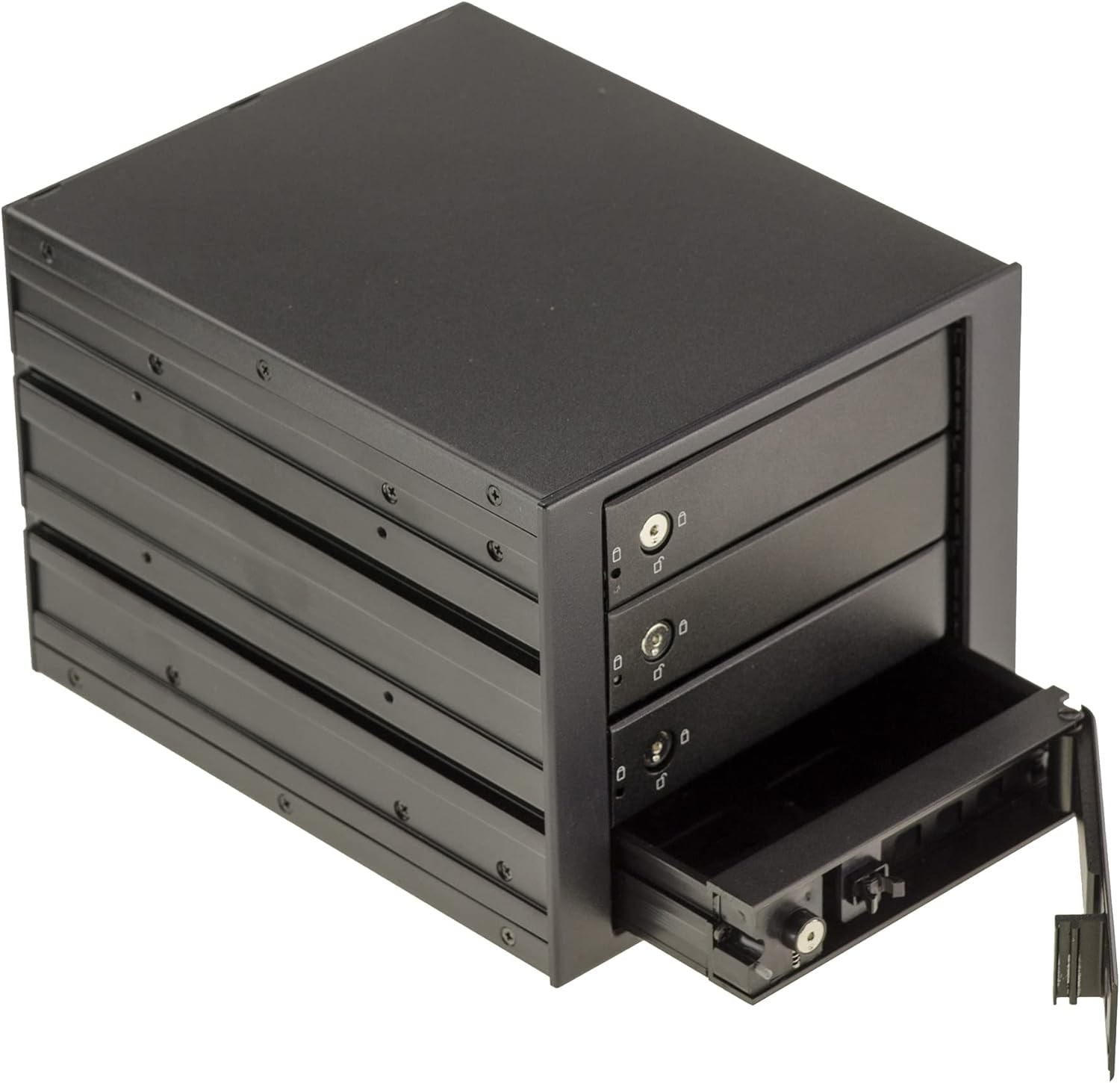 KALEA-INFORMATIQUE 5.25" bay enclosure for 4 SATA drives. Hot Plug ...