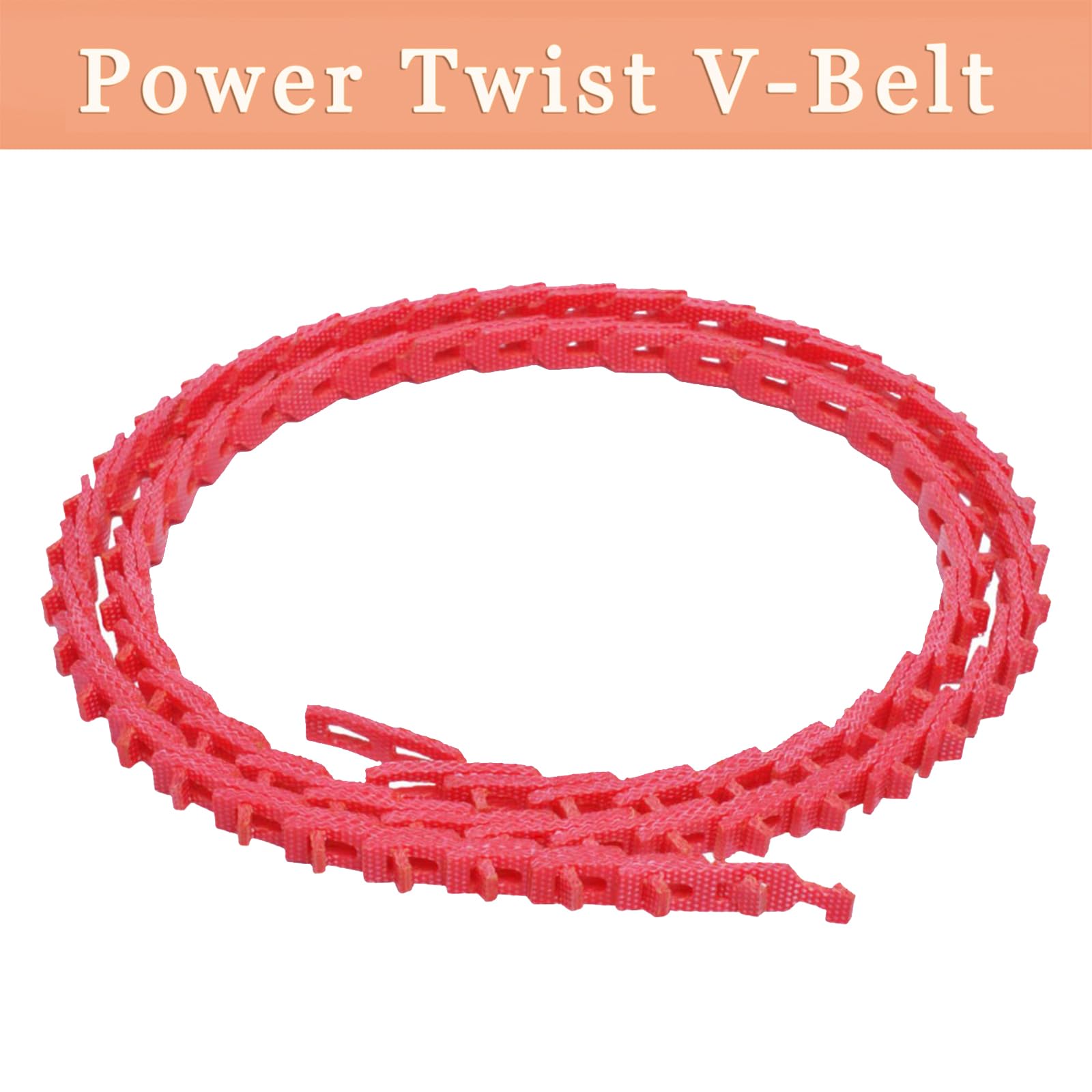 Snapklik.com : Link V Belt,10FT Power Twist V-Belt 1/2-Inch X 10 Feet A ...