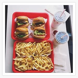 Amazon.com - in N' Out Sticker Vinyl Bumper Sticker Decal Waterproof 5"