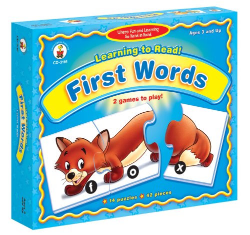 Amazon.com: Learning to Read! First Words: 2 Games to Play ...