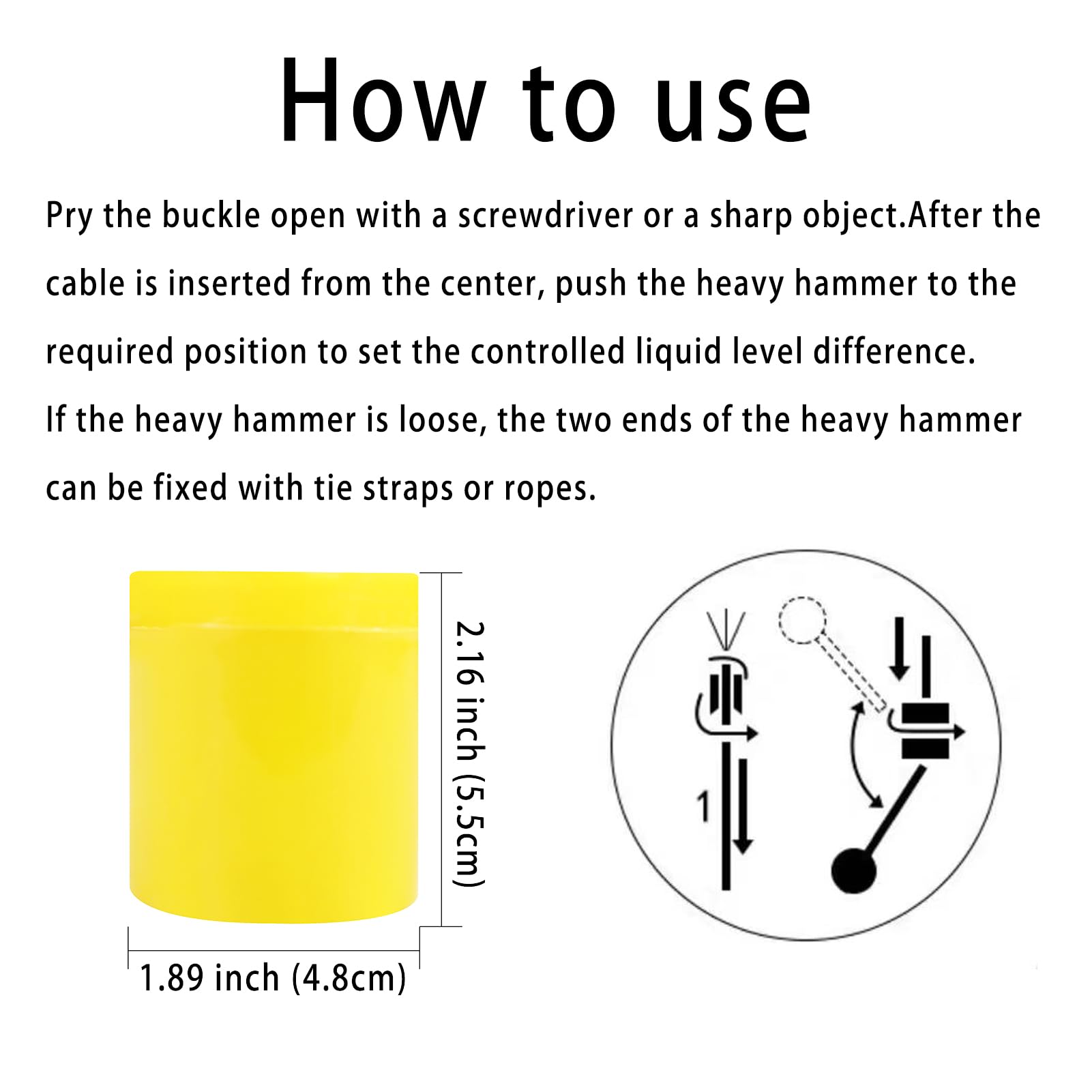 Snapklik.com : Mamfous Float Switch, 220V 16A Waterproof Tethered Float ...