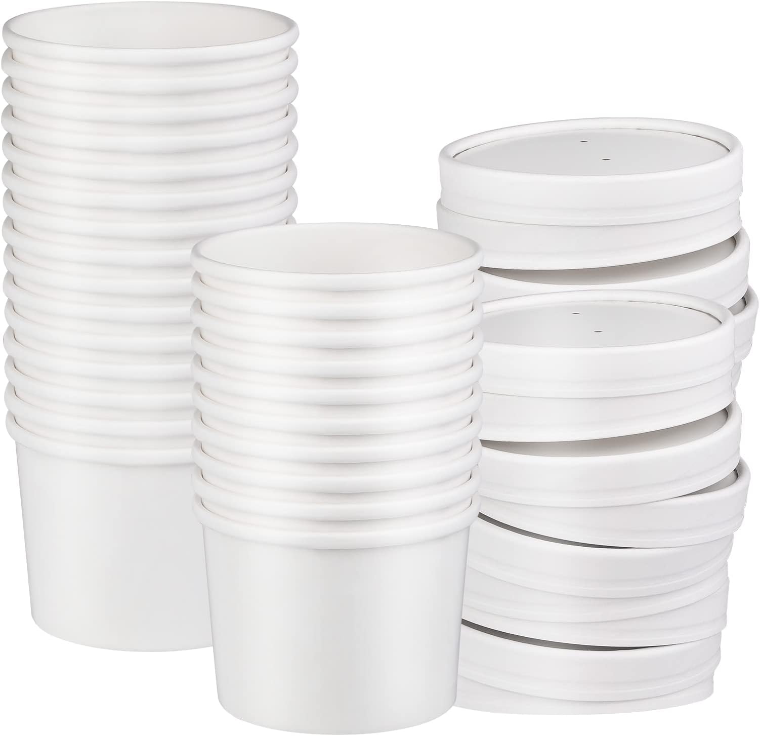 Amazon.com: Juvale 12 oz To Go Soup Containers with Lids, Disposable ...
