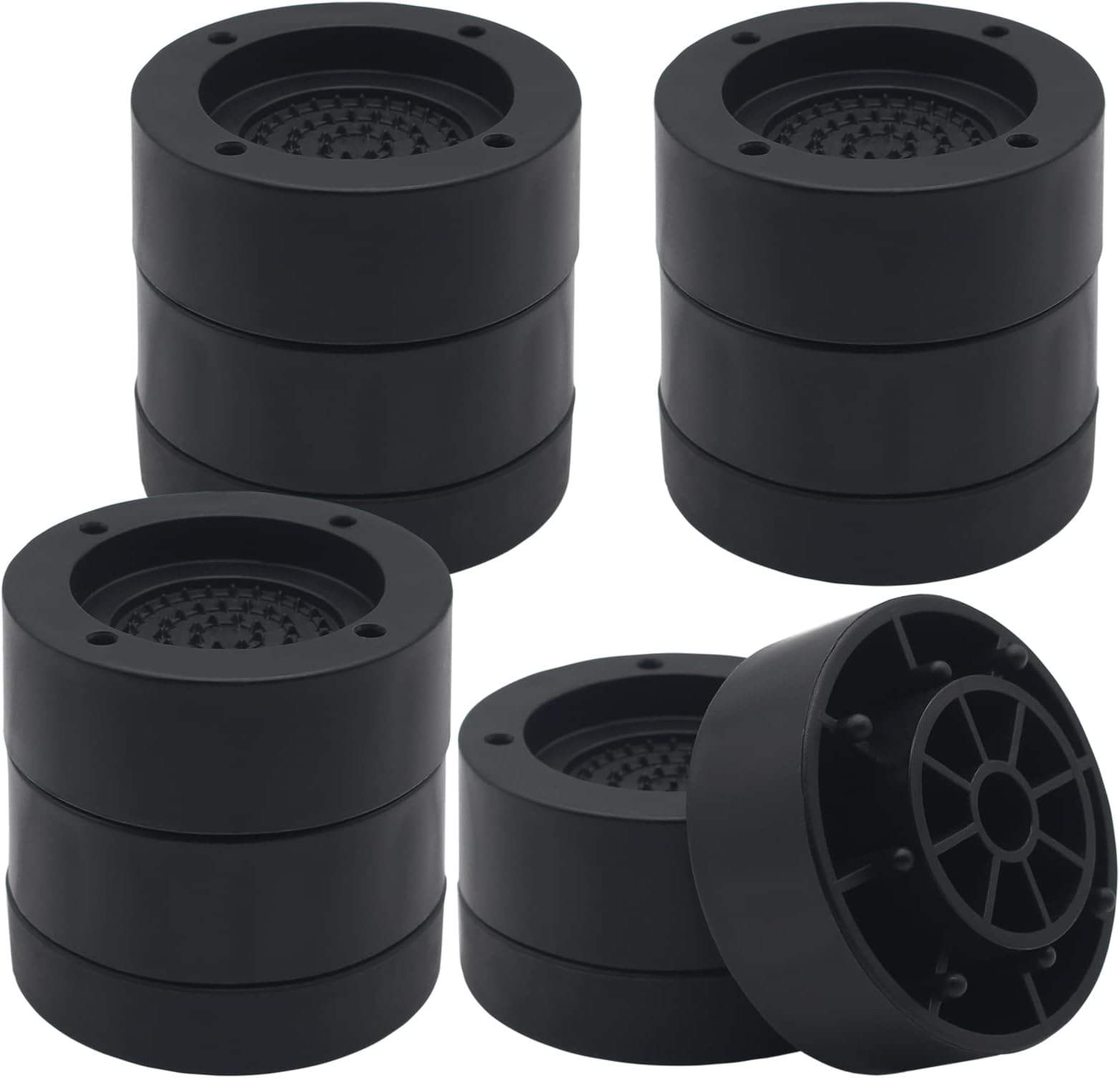Amazon.com: Furniture Round Risers, Uspacific 4 Pack Furniture Lifts ...