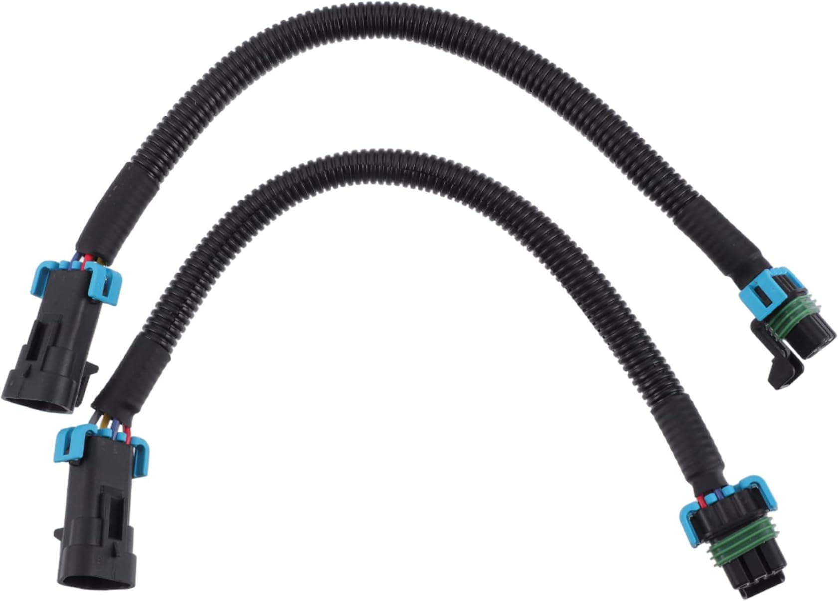 Amazon.com: X AUTOHAUX 2pcs Oxygen O2 Sensor Header Extension Harness ...