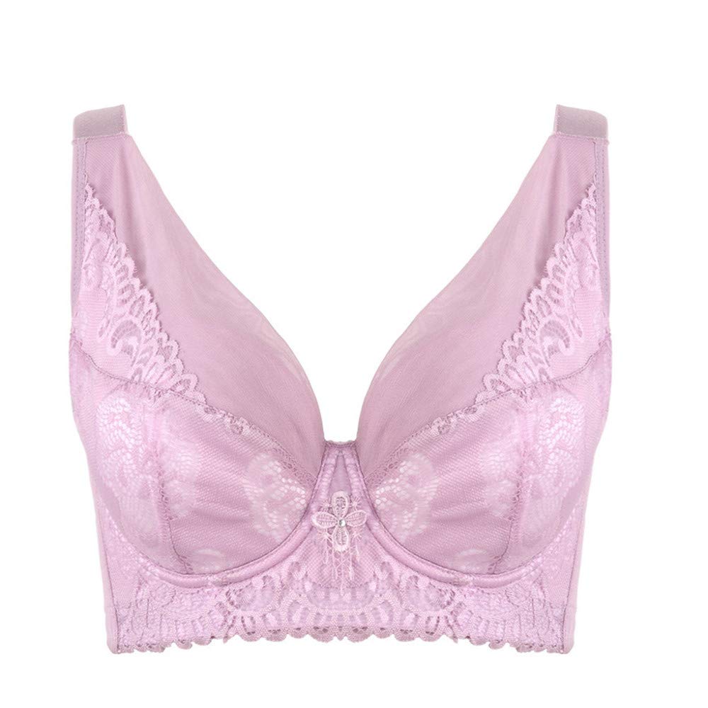 Buy YUHUALI Thin Section Large Size Full Cup Bra Collection of Milk ...