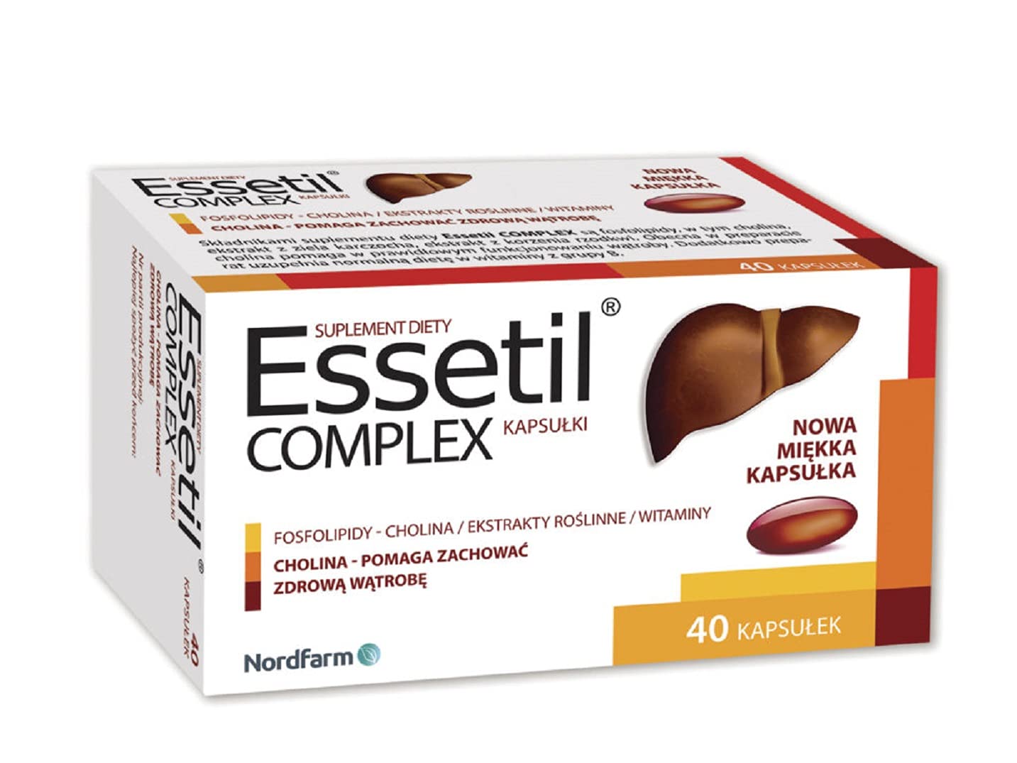 Buy Essetil COMPLEX - a Dietary Supplement (Essentiale Forte) 40 s That ...