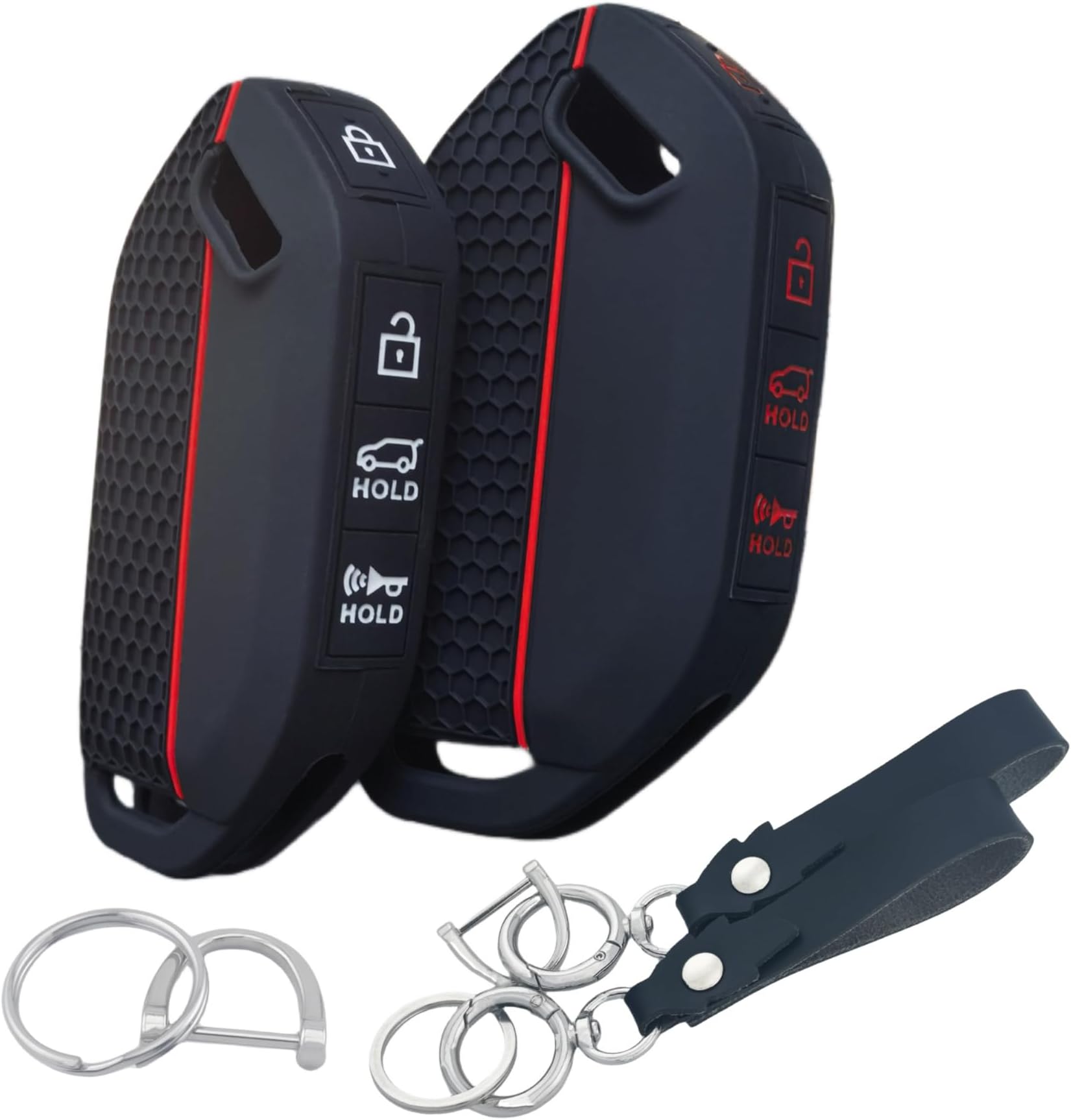 Amazon.com: REPROTECTING Silicone Rubber Key Fob Cover Compatible with ...