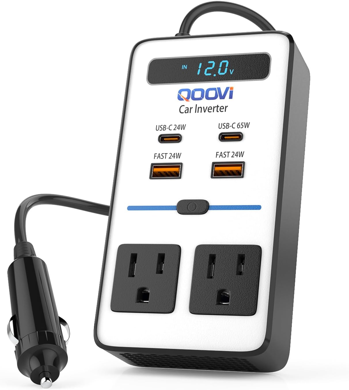 Amazon.com: 200W Car Power Inverter,DC 12V to 110V AC Inverter,Car ...