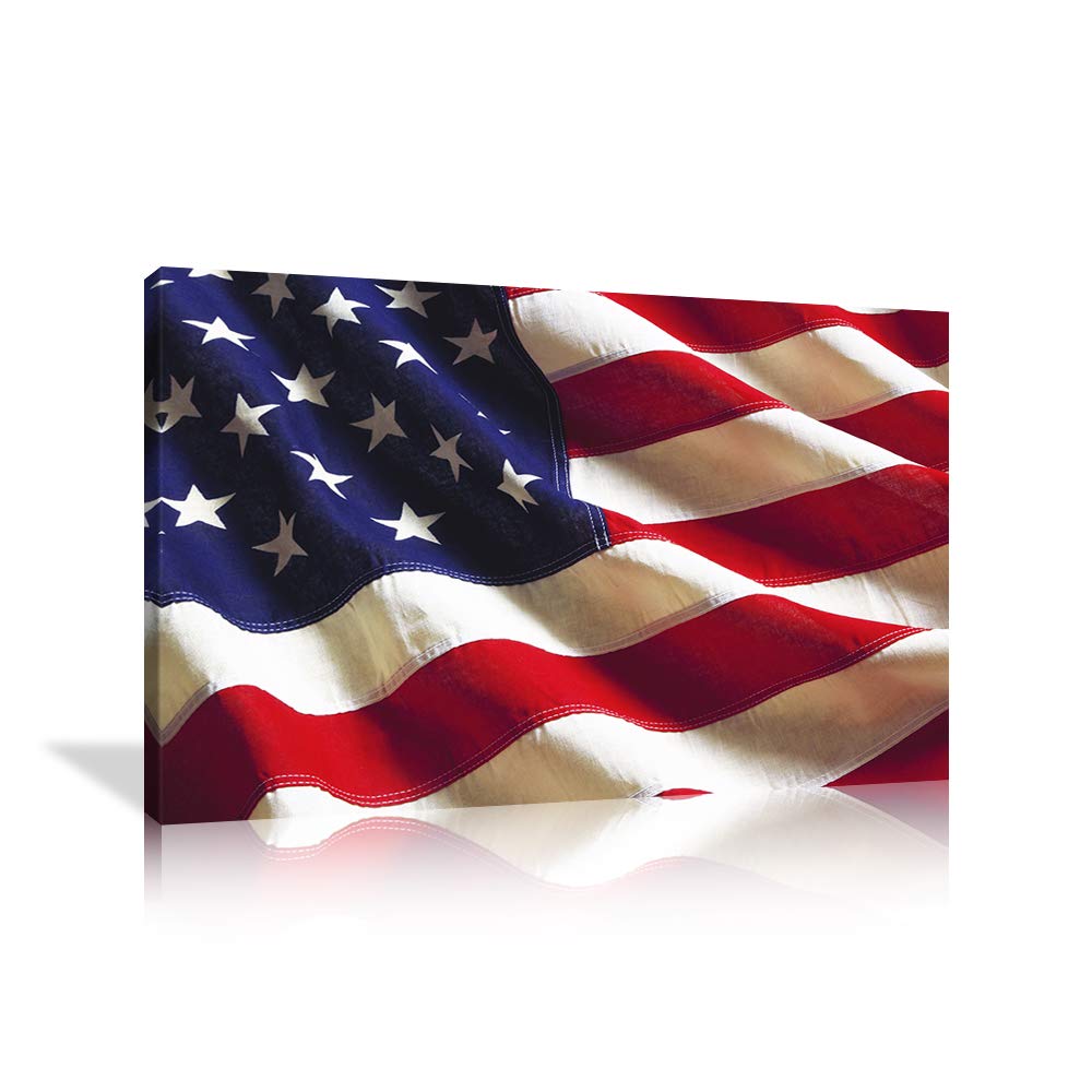 American Flag Vintage Background