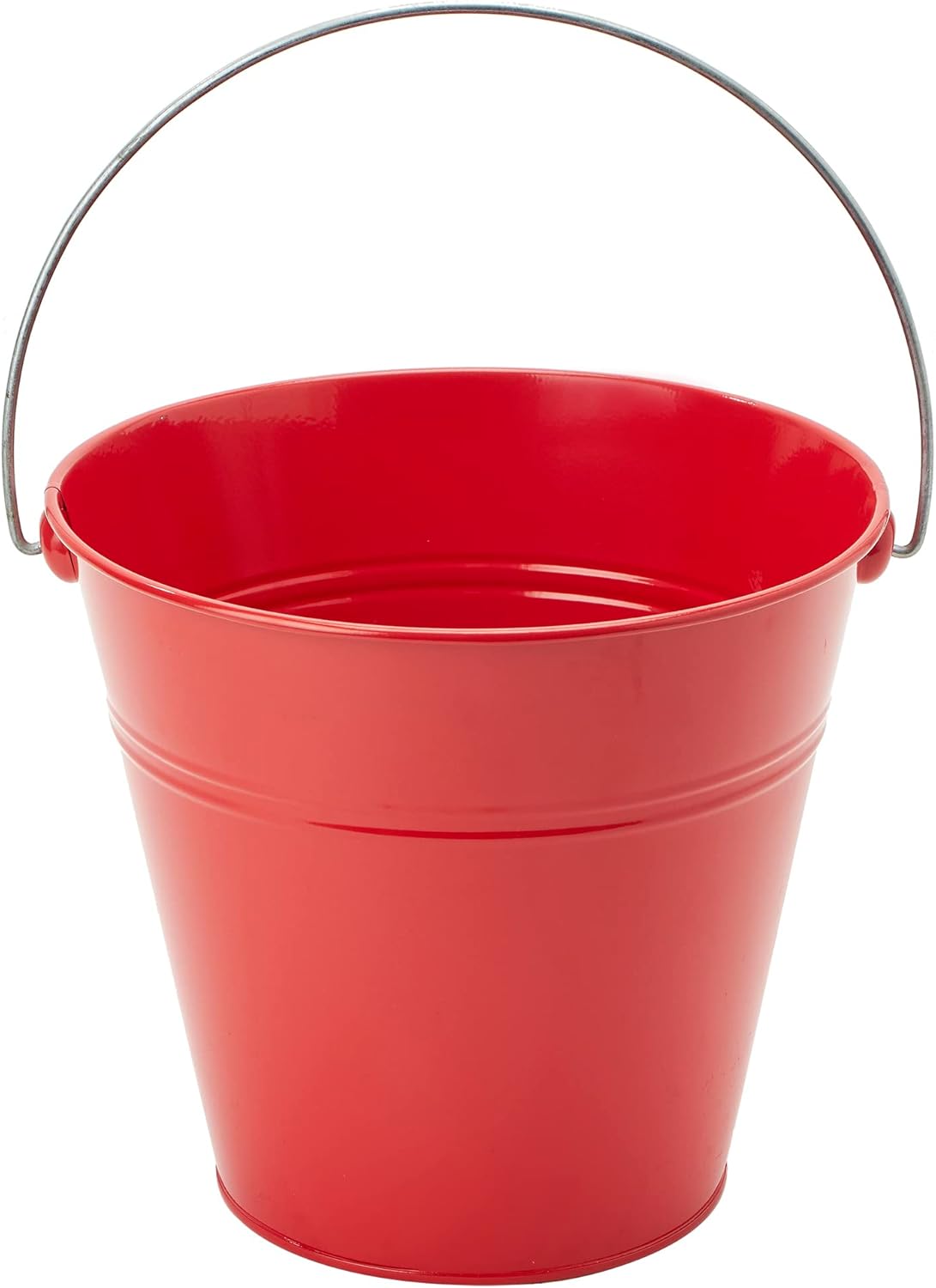 Amazon.com: Simply Elegant Pack of 6 Extra Large Metal Bucket with ...