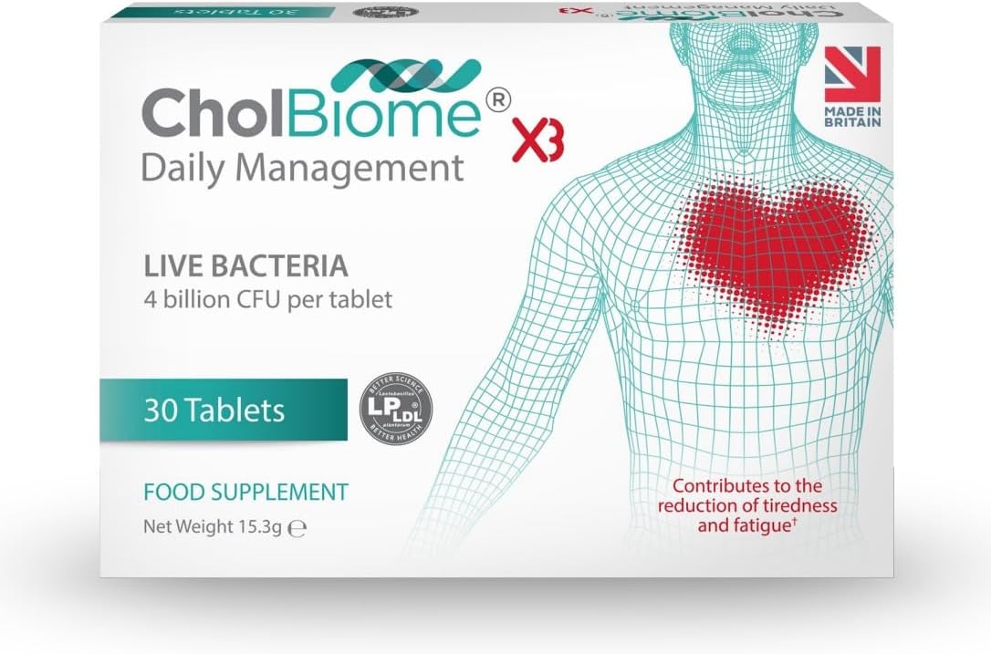 CholBiome®X3 Tablets Multivitamin with Vitamin B Complex, Probiotics ...