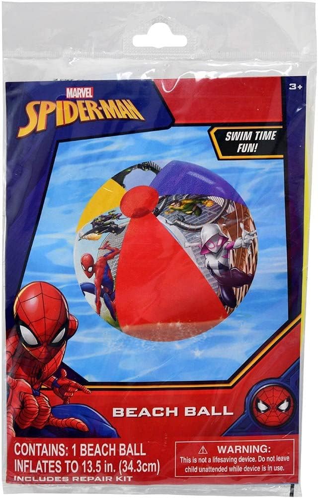 Amazon.com: Spiderman Swim Tube and Beach Ball Combo - Inflatable ...