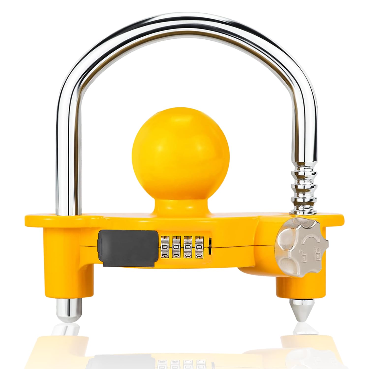 Amazon.com: IZTOSS Adjustable Heavy-Duty Trailer Hitch Lock - Safety ...