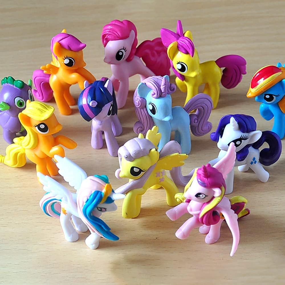 Amazon.com: 12PCS Mini Toys Set Action Figures Cake Toppers Decoration ...