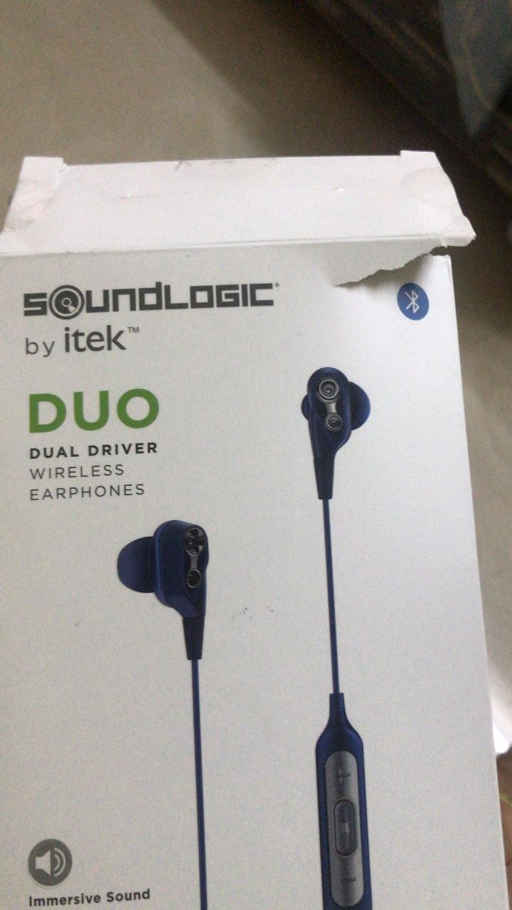 Soundlogic Duo Dual Driver in-Ear Sports Earbuds Bluetooth Wireless ...