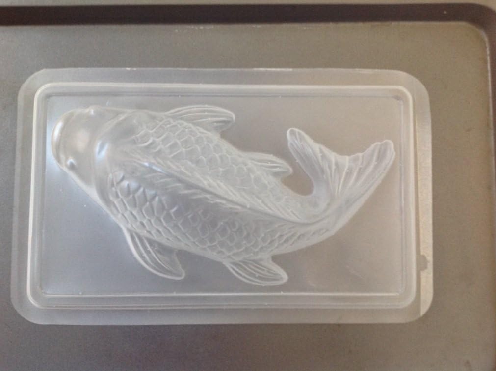 Amazon.com: CANYANGMOLD Koi Fish Silicone Molds Goldfish Candy Mold ...