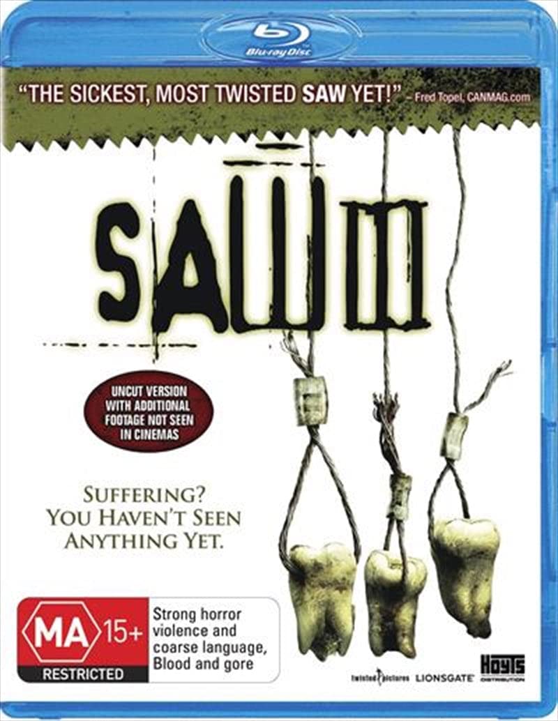 Amazon.com: Saw III [Region Free] [Blu-ray] : Bahar Soomekh, Tobin Bell ...