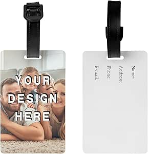 Amazon.com: Personalized Luggage Tags, Custom Luggage Tags for Family, Customized Luggage Tags ...