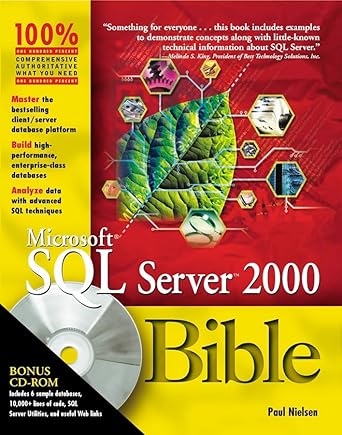 Microsoft SQL Server 2000 Bible: Nielsen, Paul: 9780764549359: Amazon ...