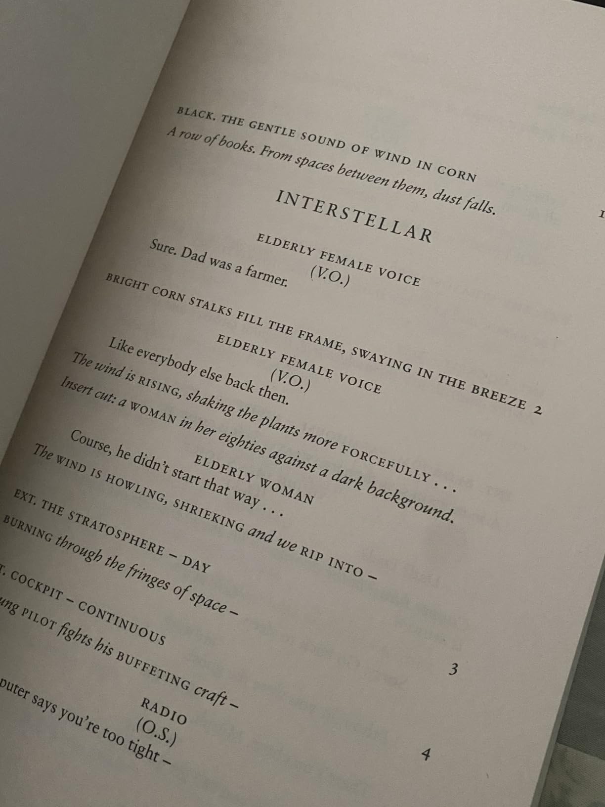 Interstellar: The Complete Screenplay With Selected Storyboards : Nolan ...