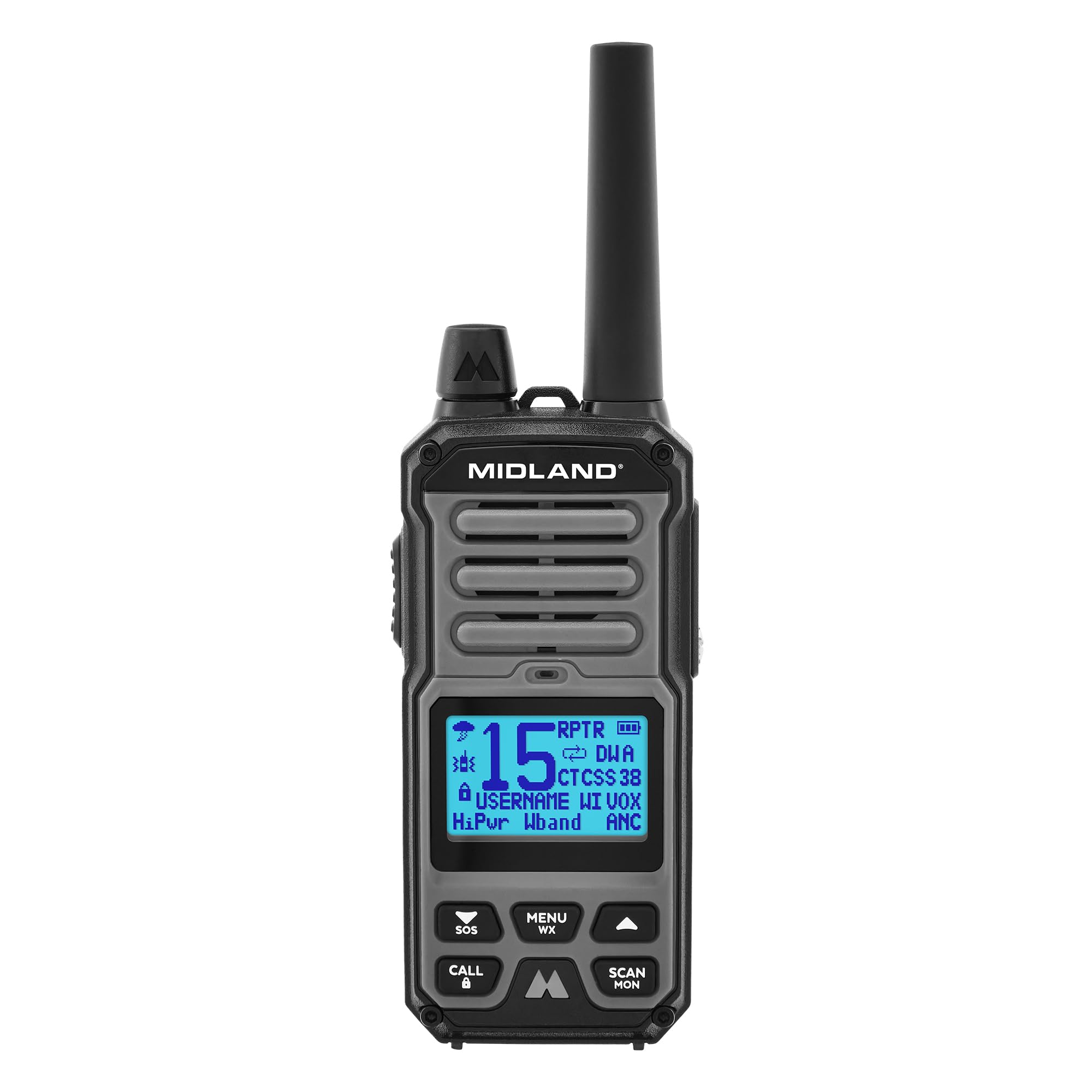 Amazon.com: Midland GXT67 PRO GMRS Radio - Two-Way Midland Walkie ...
