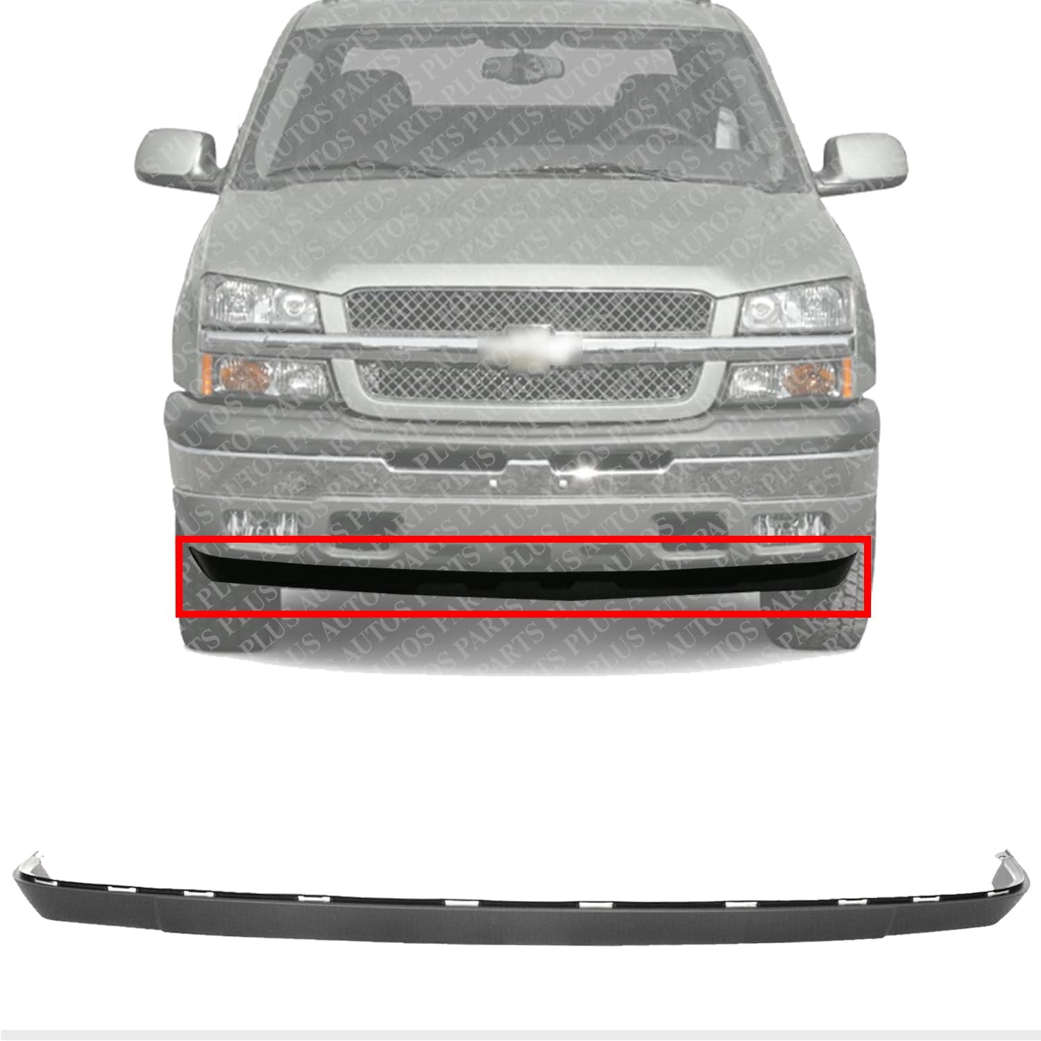 Amazon.com: AUTOS PARTS PLUS Front Lower Valance Air Deflector ...