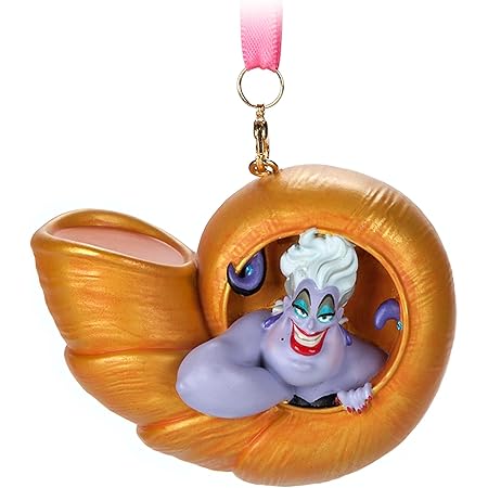 Amazon.com: Disney Ursula Shell Sketchbook Ornament – The Little ...