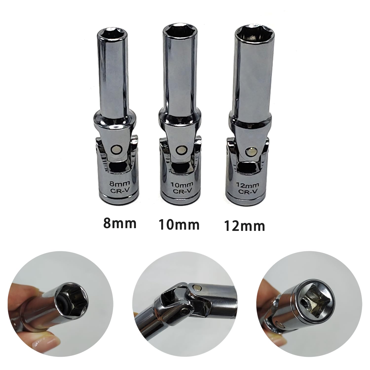 16pcs Glow Plug Removal Remover Tool Kit 8mm 10mm 1 16-Piece Glow Plug ...