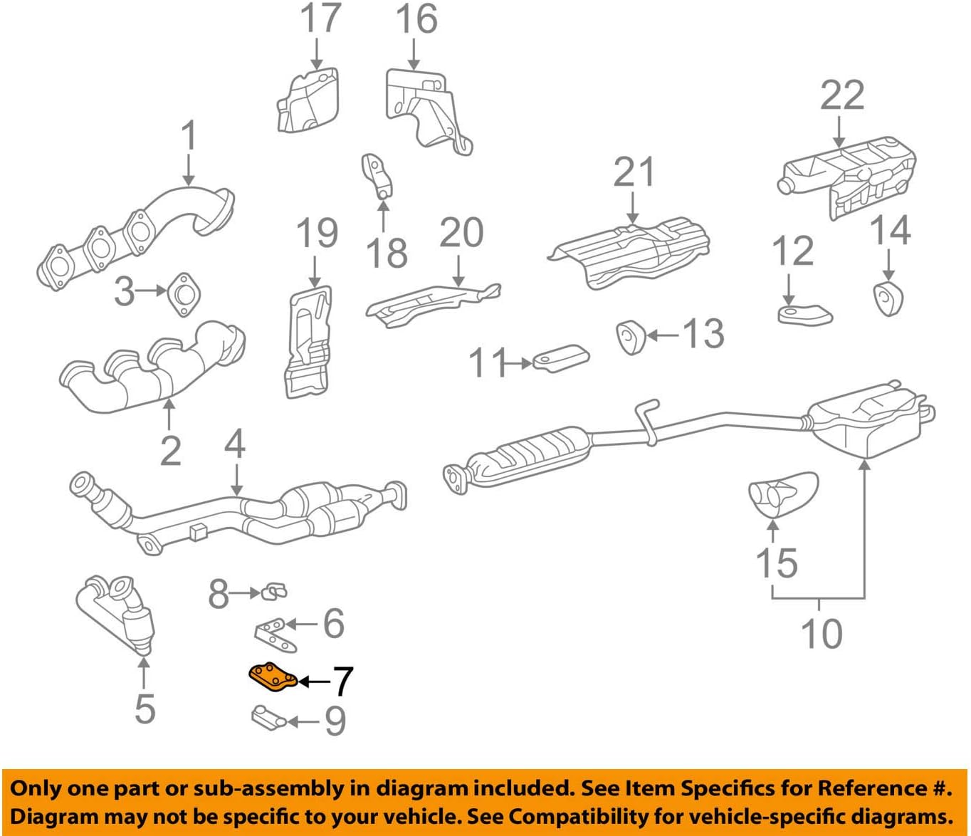 Amazon.com: Mercedes-Benz 202 492 07 18, Exhaust System Hanger : Automotive