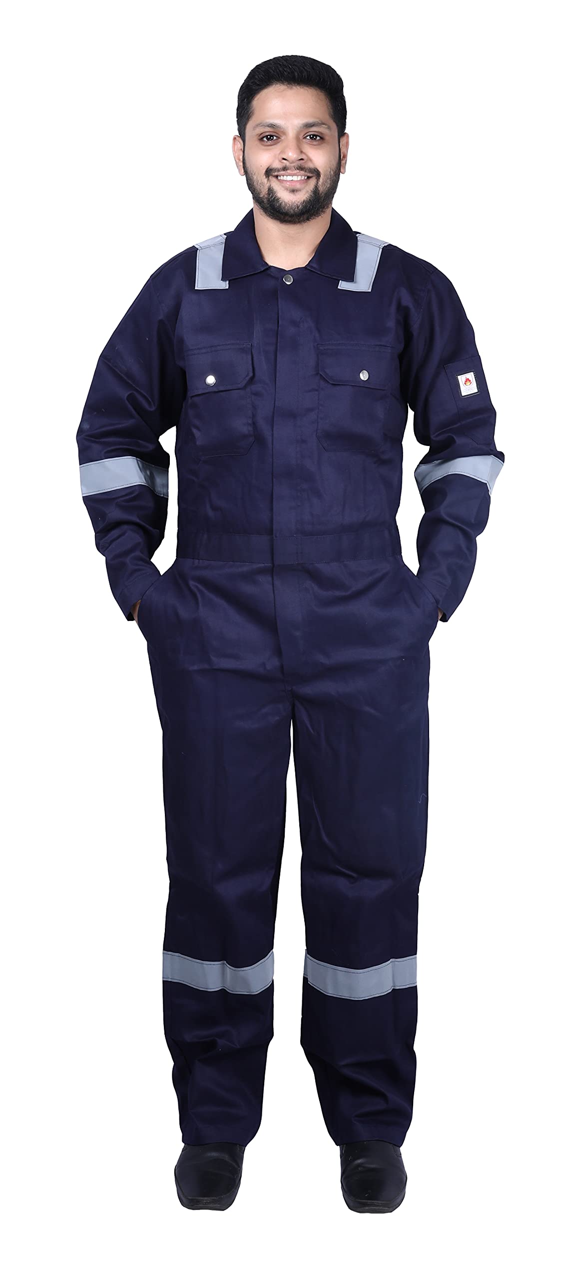 Buy FRENCH TERRAIN® Men's 100% Cotton FIRE Retardant Industrial Work ...