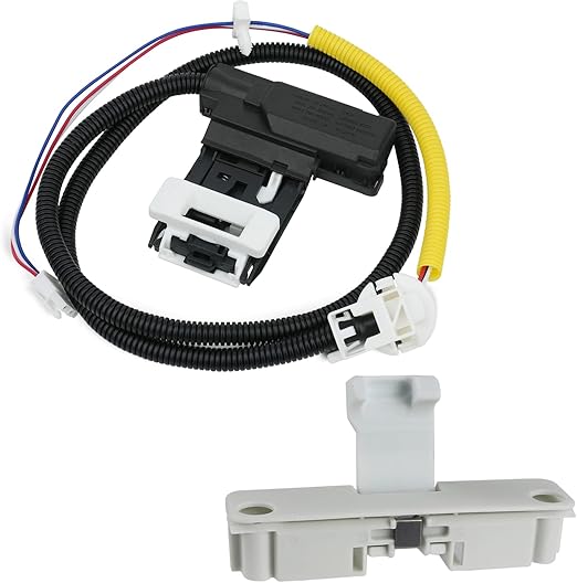 Amazon.com: W11307244 W10682535 Washer Lid Lock Assembly and W10837741 ...