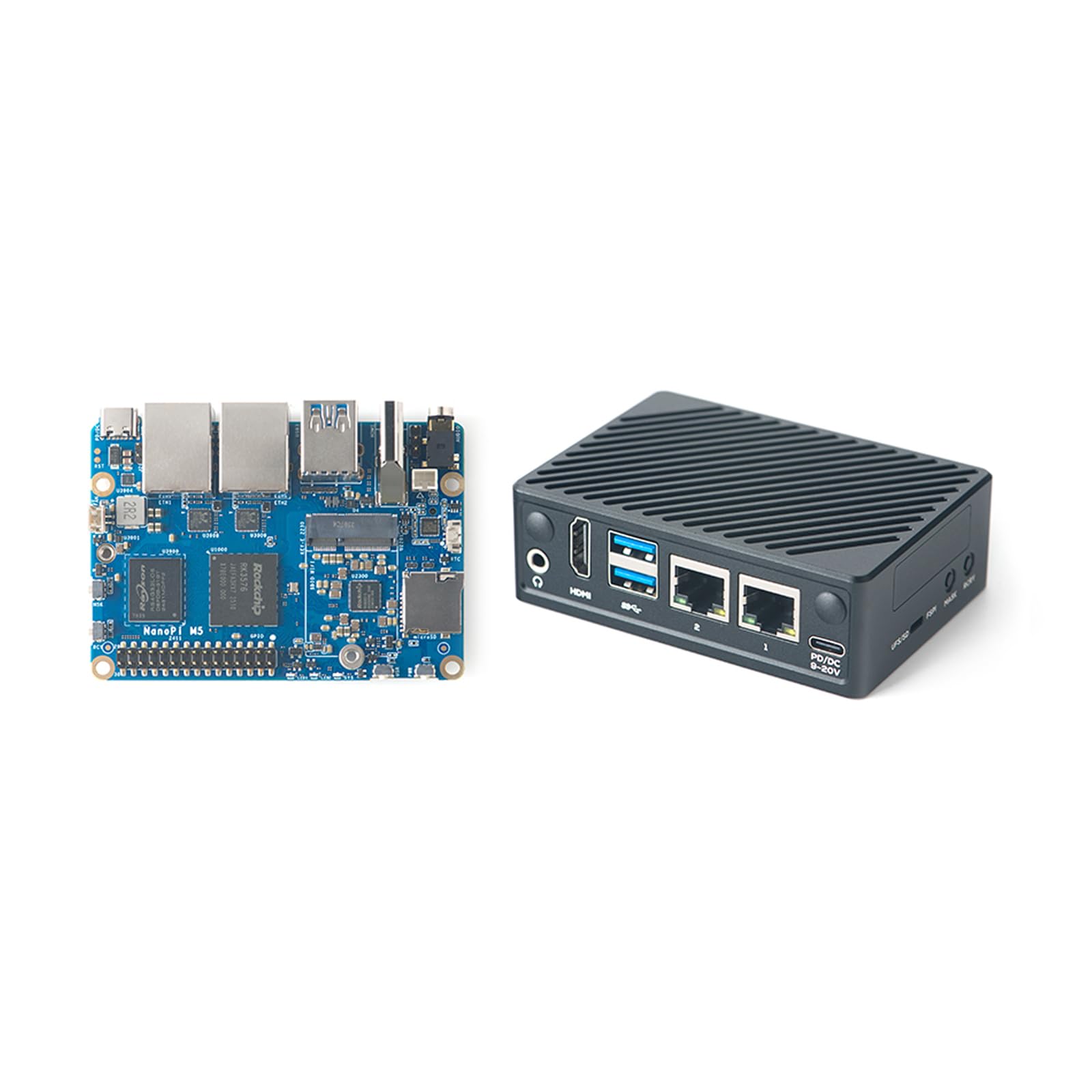Snapklik.com : FriendlyElec Nanopi M5 Portable Mini Router OpenWRT ...