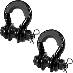 Amazon.com: Pilida 3/4" D Ring Shackle with Upgraded Snatch Blocks ...