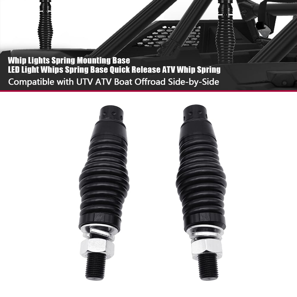UTV ATV LED Whip Light Spring Bases MADAT LED Whip Light Spring ...