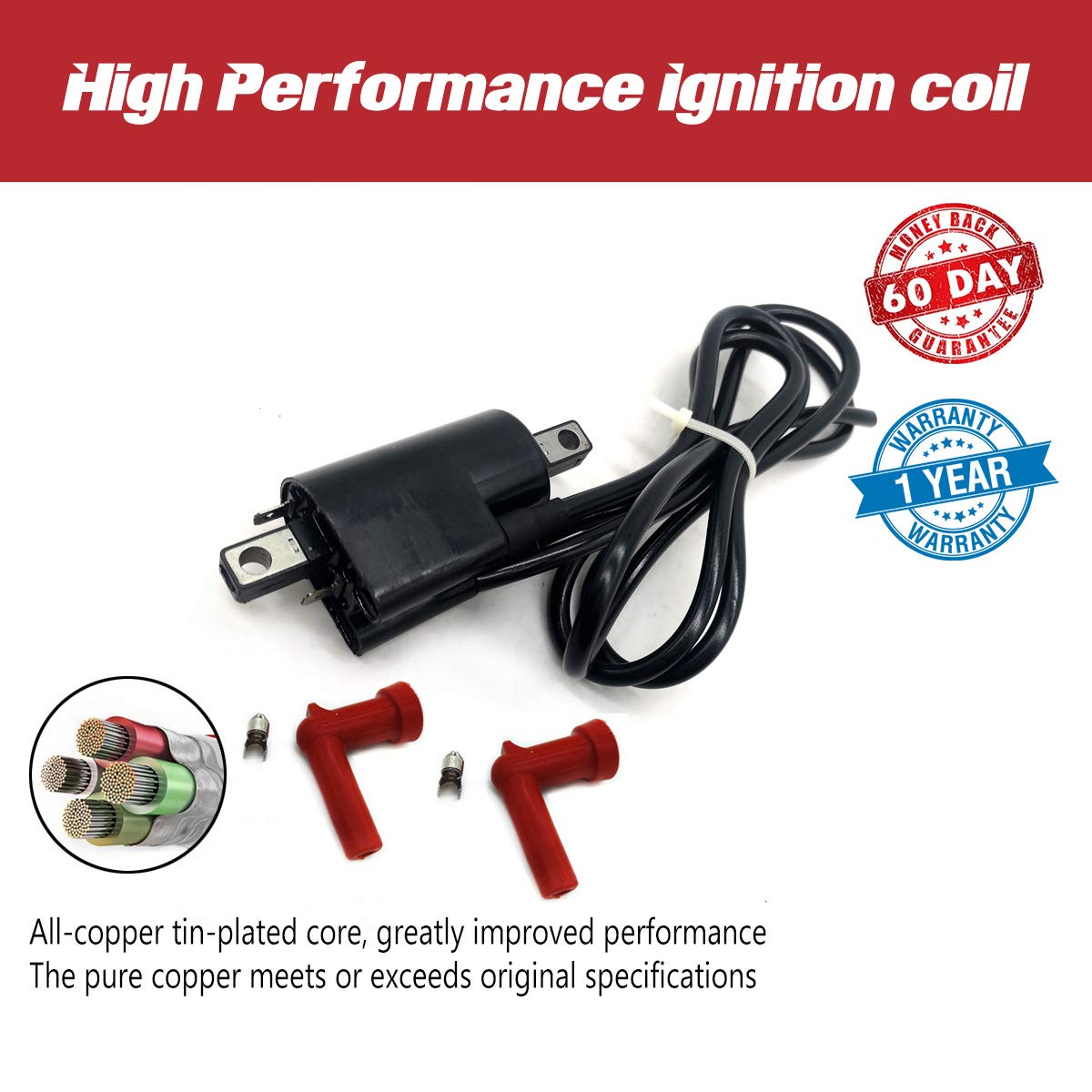 Snapklik.com : JETUNIT Ignition Coil For SeaDoo 278000383 Jet-Ski ...