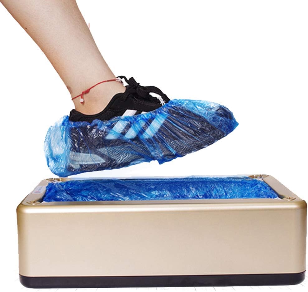 LXLTL Shoe Cover Dispenser Automatic Overshoe Dispenser with Disposable ...