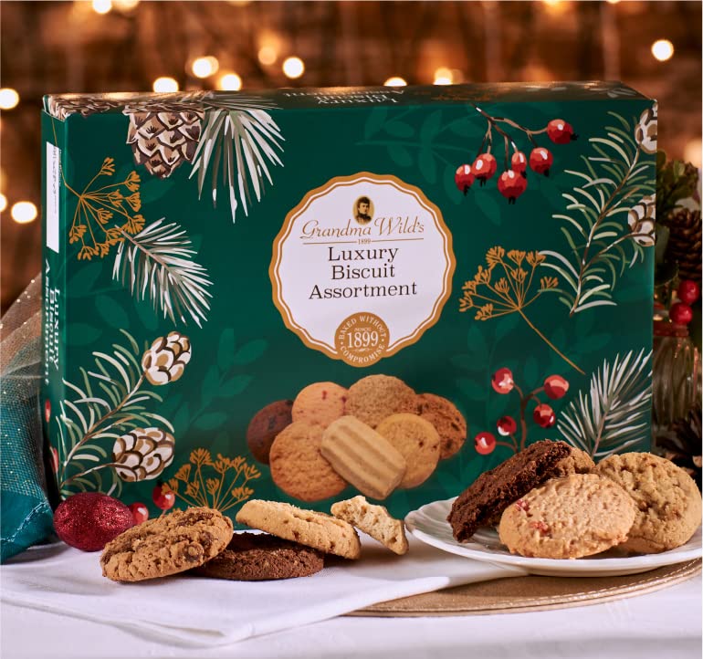 Grandma Wild's Luxury Biscuit Assortment of Coconut Biscuits, Viennese ...